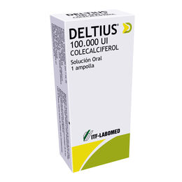 Deltius Vitamina D3 100.000UI Solución Oral 1 Ampolla | Productos ...