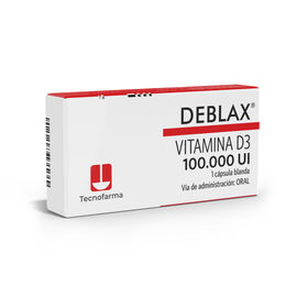 Vitamina D Deblax 2.5 mg Vitamina D3 | Productos | Salcobrand