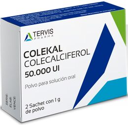 Colekal Colecalciferol 50000 Ui 2 Sobres | Productos | Salcobrand