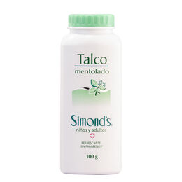 Simond's Talco Mentolado 100g | Productos | Salcobrand