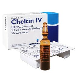 Cheltin hierro inyectable 100mg/5ml | Productos | Salcobrand