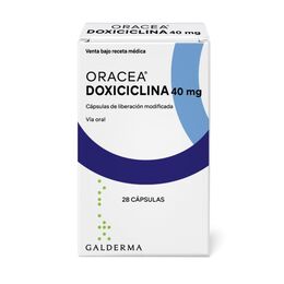 Oracea Doxiciclina 40mg 28 Cápsulas de Liberación Prolongada ...