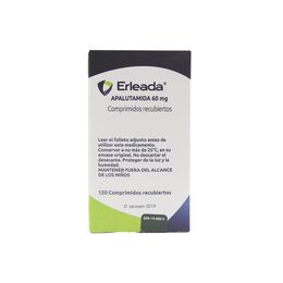 Erleada Apalutamida 60mg 120 Comprimidos Recubiertos | Productos ...