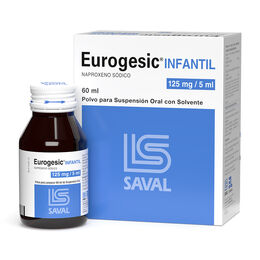 Eurogesic Pediátrico 125 mg/5 ml Suspensión Oral | Productos | Salcobrand