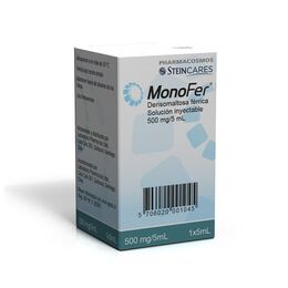 Monofer Hierro 500mg/5ml Solución Inyectable 1 Frasco-Ampolla ...