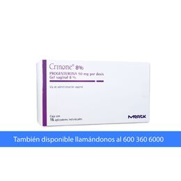 Crinone 8% Progesterona Gel Vaginal 15 Aplicaciones | Productos ...
