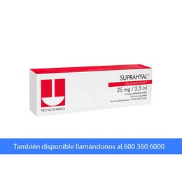 Suprahyal 25 mg 2.5 ml 1 Jeringa Prellenada | Productos | Salcobrand