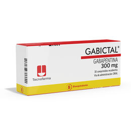 Gabictal 300mg. Gabapentina 30 Comprimidos Recubiertos | Productos ...