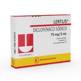 Diclofenaco Inyectable Lertus 75 mg x 5 Ampollas | Productos | Salcobrand