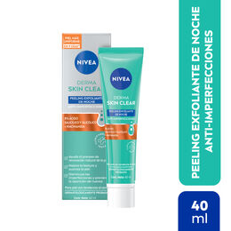 NIVEA Derma Skin Clear Peeling Exfoliante De Noche 40ml | Productos ...