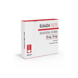 Rumada Ezetimiba 10mg / Rosuvastatina 10mg 30 Comprimidos | Farmacias ...