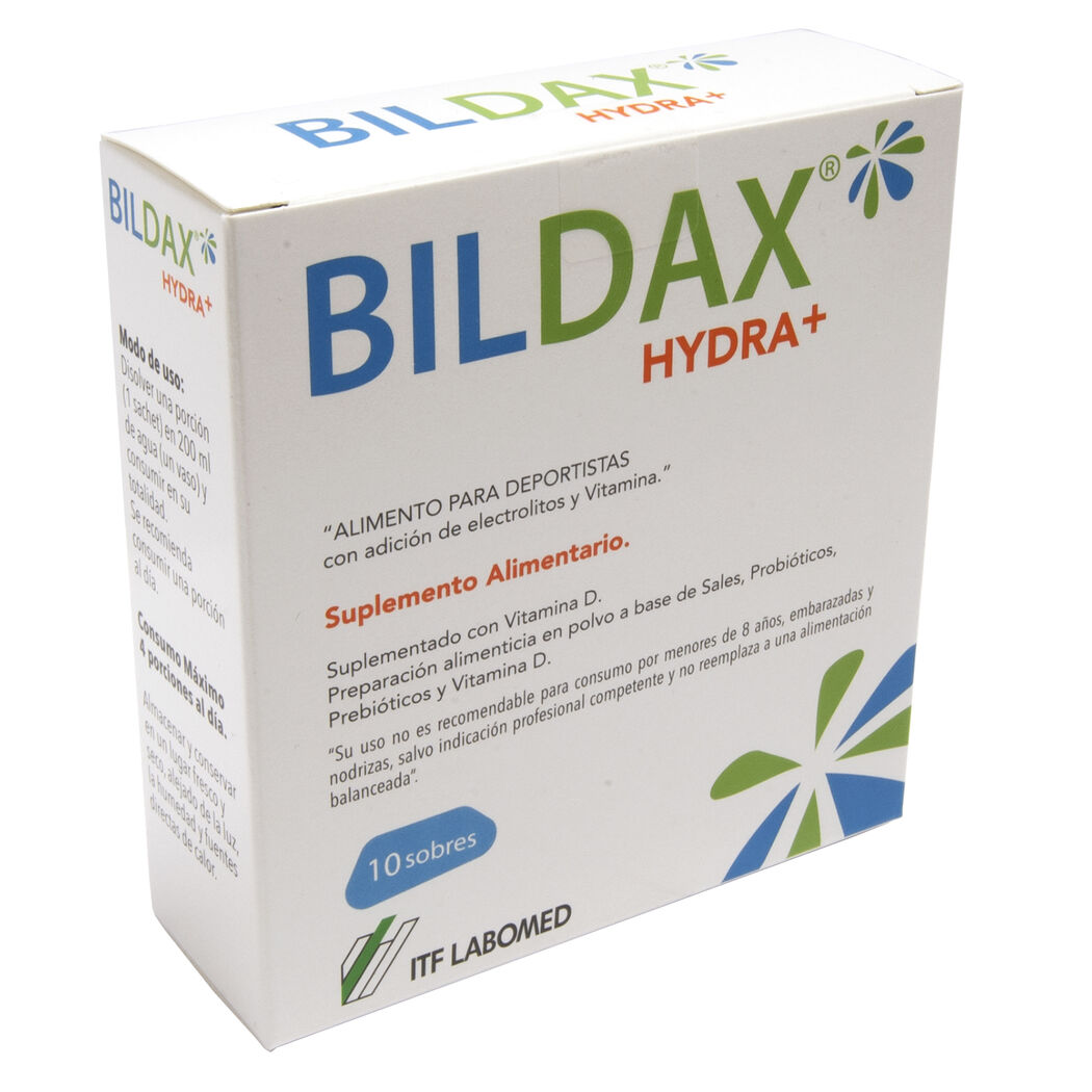 Bildax Hydra 10 Sobres | Productos | Salcobrand