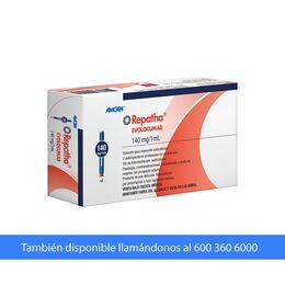 Repatha Evolocumab 140mg/1ml Inyectable 2 Jeringas Prellenadas ...