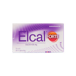 Elcal Forte Calcio 450 mg 30 Cápsulas | Productos | Salcobrand