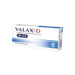 Valax D Valsartan 80/12.5 30 Comp Recubiertos | Productos | Salcobrand