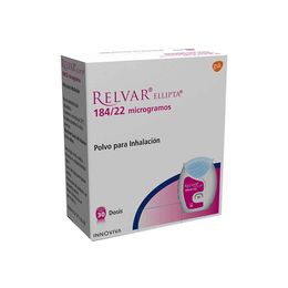Relvar polvo inhalacion 30 dosis 184/22mcg | Productos | Salcobrand