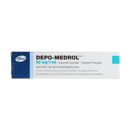 Depo-Medrol Metilprednisolona 80mg/ml Inyectable 1 Frasco-Ampolla ...