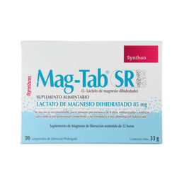 Mag-Tab Sr Suplemento alimentario 30 Comp 85mg | Productos | Salcobrand