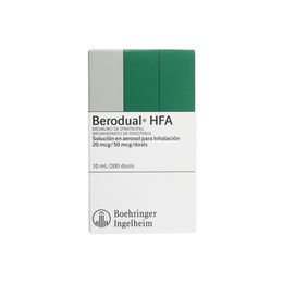 Berodual HFA Bromuro De Ipratropio / Fenoterol 200 Dosis | Salcobrand ...