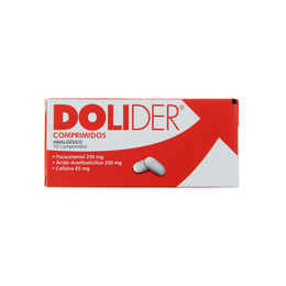 Dolider Analgésico 10 Comprimidos | Productos | Salcobrand