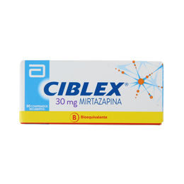 Ciblex (B) Mirtazapina 30 mg 30 Comprimidos Recubiertos | Productos ...