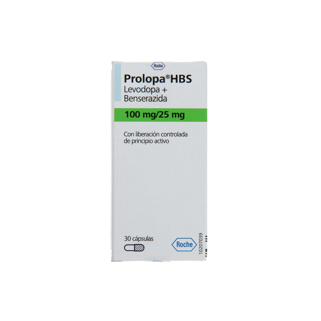 Prolopa Hbs 100mg/25mg 30Cap. - FarmaCompara