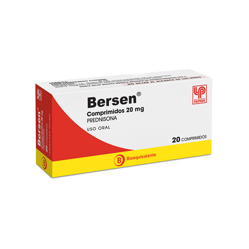 Bersen Prednisona (B) 20 mg 20 Comprimidos | Productos | Salcobrand ...