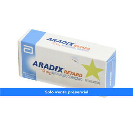 Aradix Retard Metilfenidato Clorhidrato 10 mg 30 Com. | Productos ...