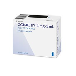 Zometa Ácido Zoledrónico 4mg/5ml Inyectable 1 Ampolla | Productos ...